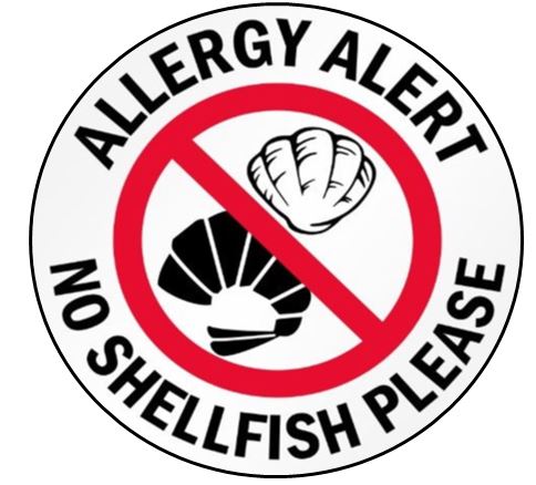 We are a shellfish free school.